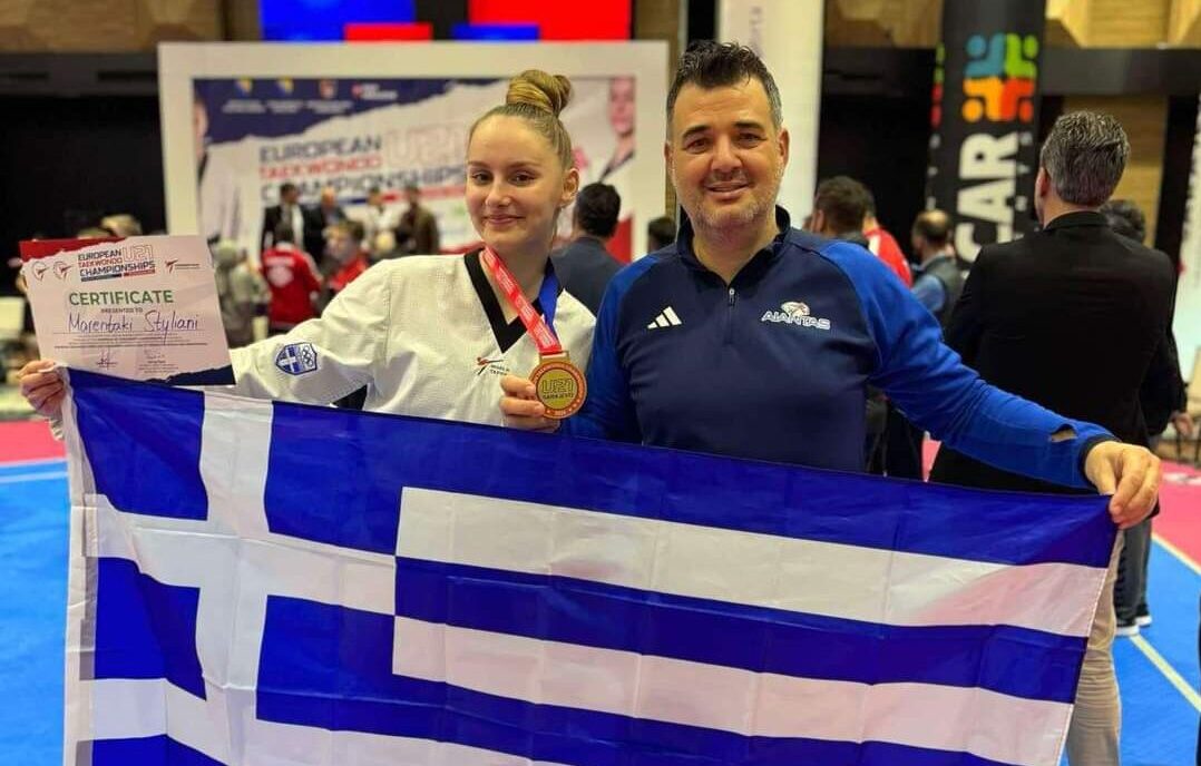 Η Στέλλα Μαρεντάκη, αθλήτρια του ταεκβοντό, φέρνει το χρυσό στο Αιγάλεω ...