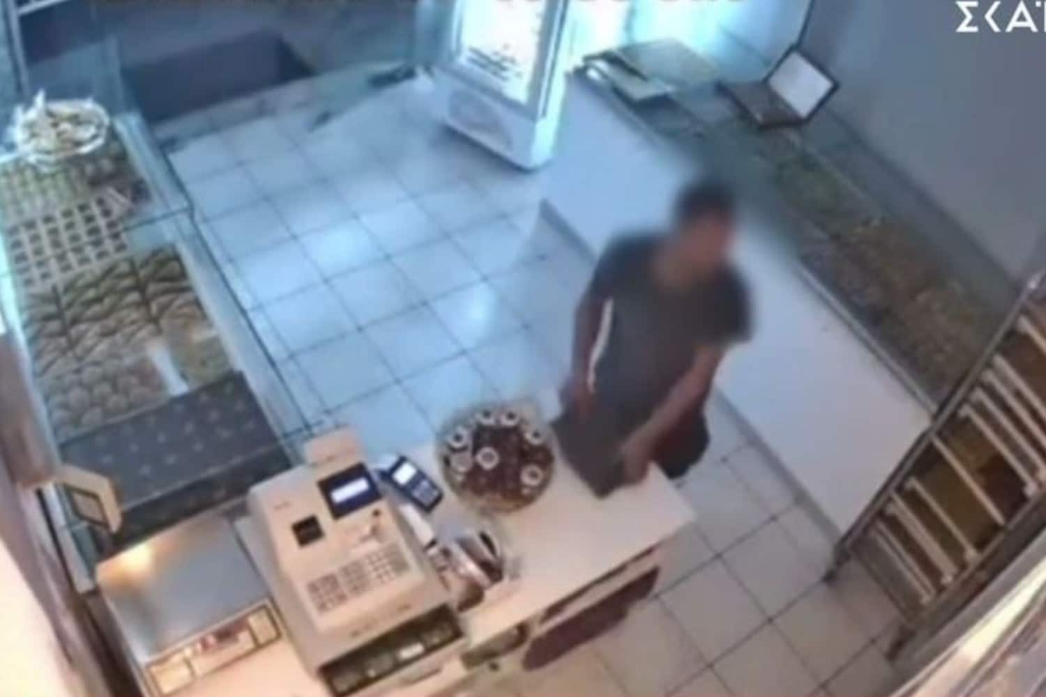 Έκλεψε δυο φορές μέσα σε λίγες μέρες το ίδιο ζαχαροπλαστείο στο Αιγάλεω ...